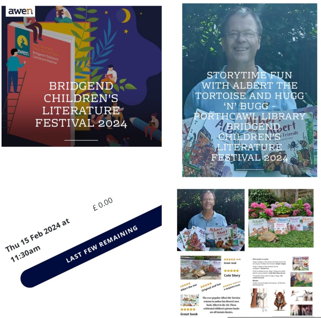 On Tour, In Bookshops & On The Air - Albert